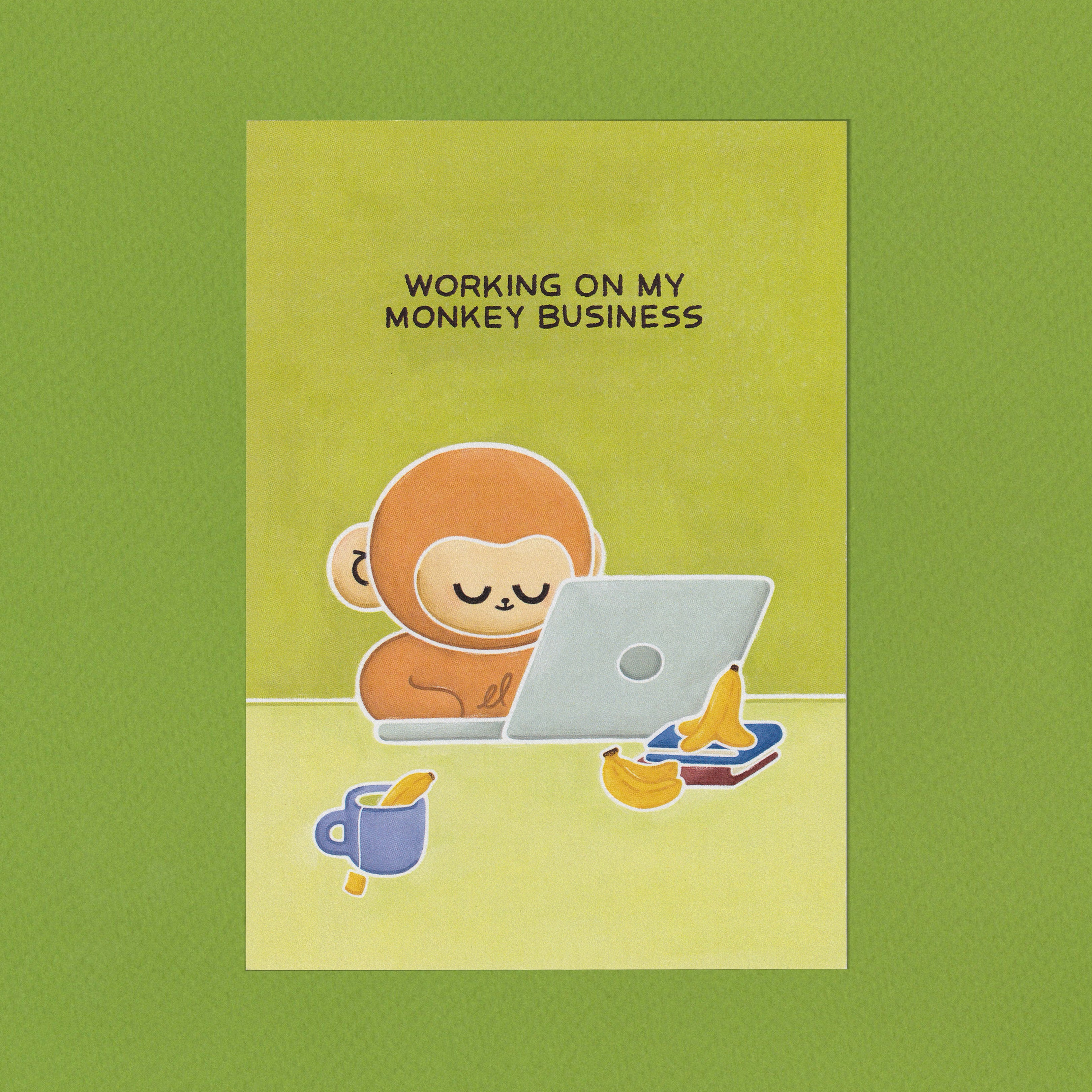 Monkey Business Postcard – Lazy Lobster Norwich